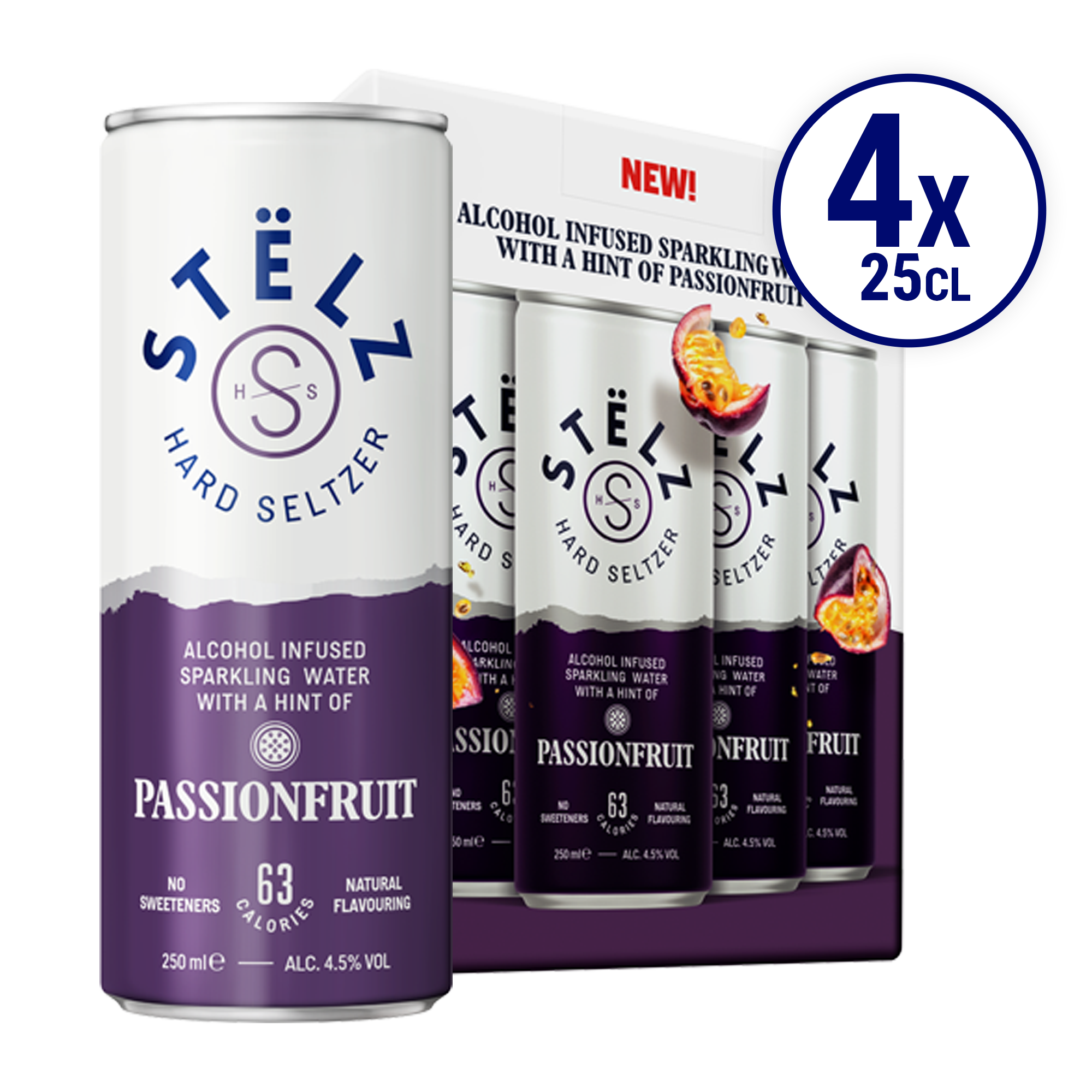 STËLZ Hard Seltzer Passionfruit
